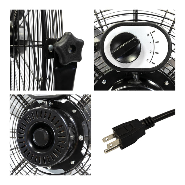 30 In. 3-Speed Tilting Yoke Pedestal Fan – Maxx Air