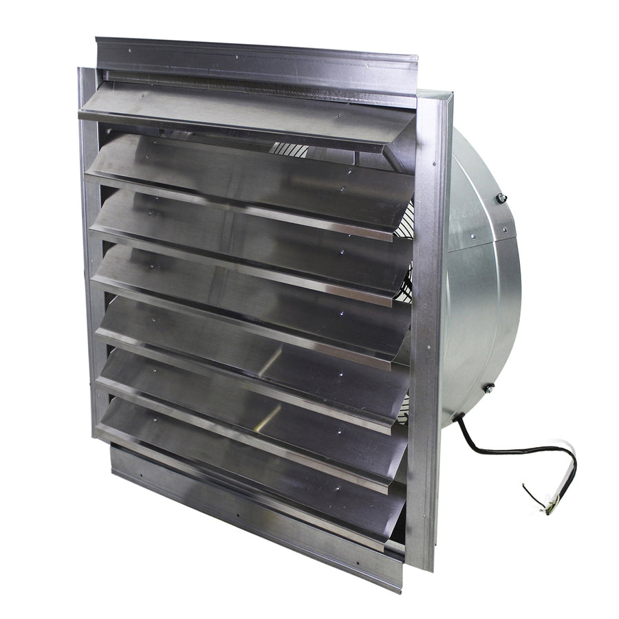 24 In. Heavy Duty Exhaust Fan with Automatic Shutter – Maxx Air