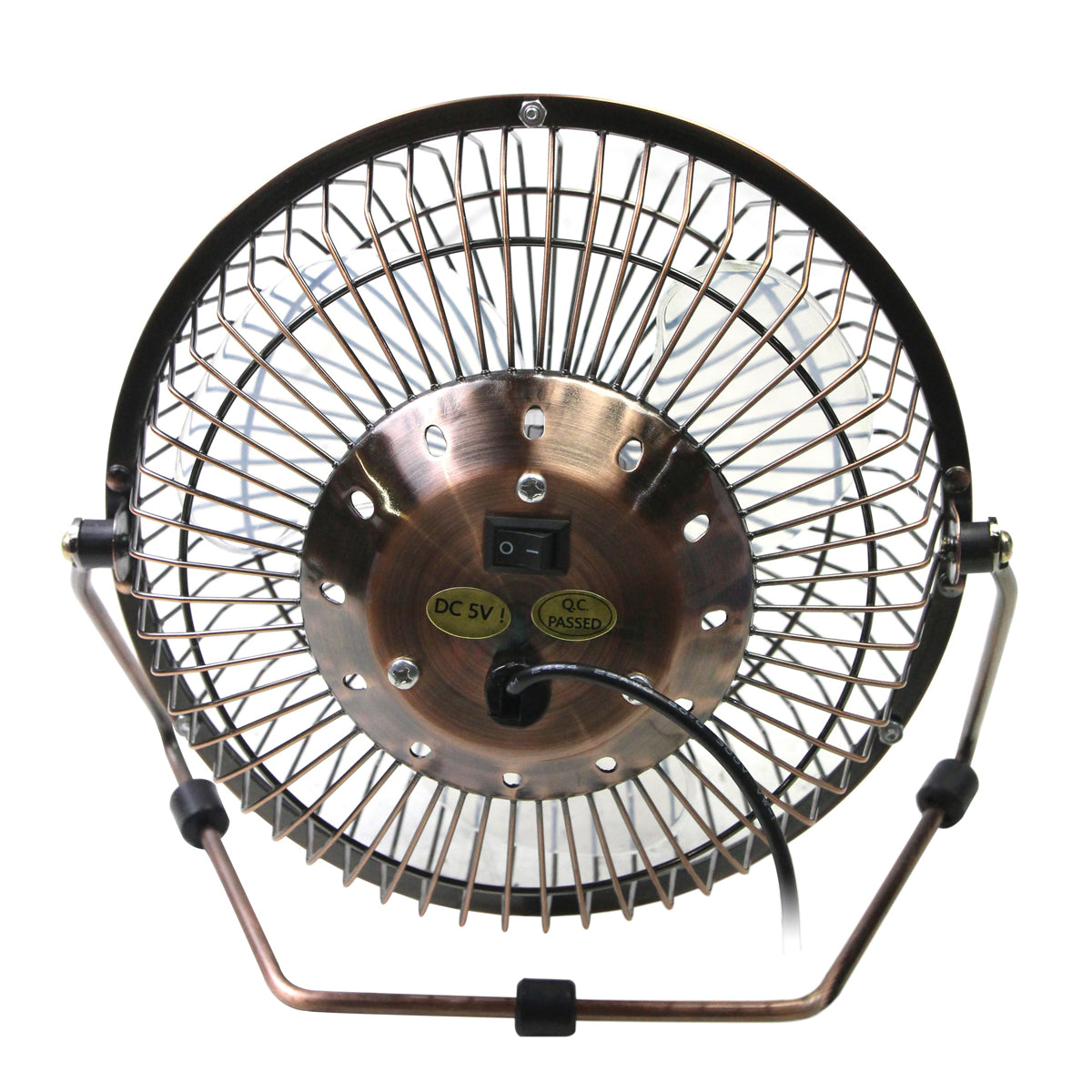 4 In. 6 In. and 8 In. 1-Speed Tilting Desk Fans with USB Power – Maxx Air