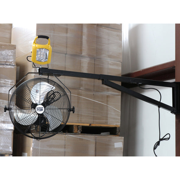 Dock Arm for 24 In. Drum Fans and 18 In. Wall Mount Fans – Maxx Air
